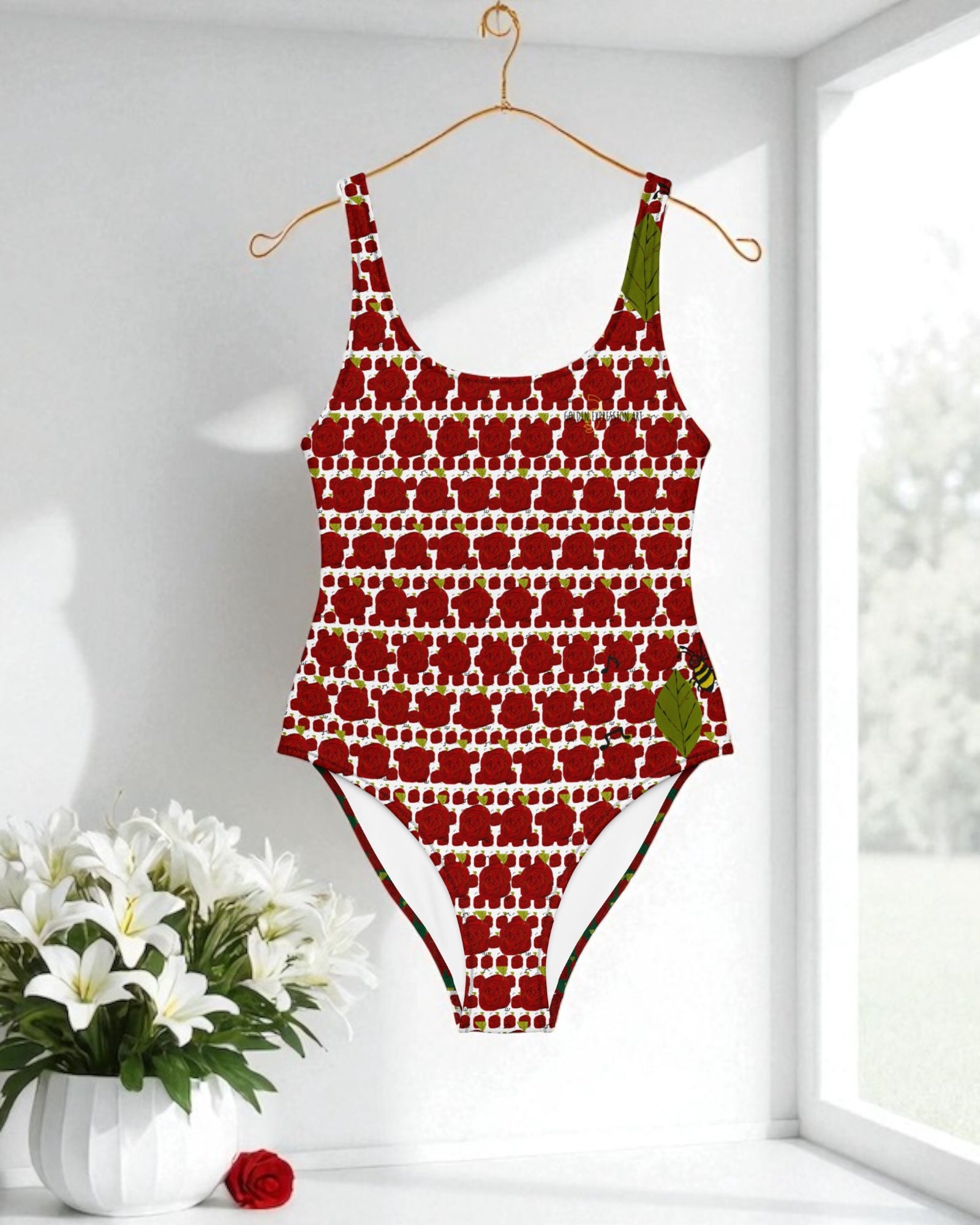 Zen One Piece Swimsuit/Bodysuit – Golden Expression Art