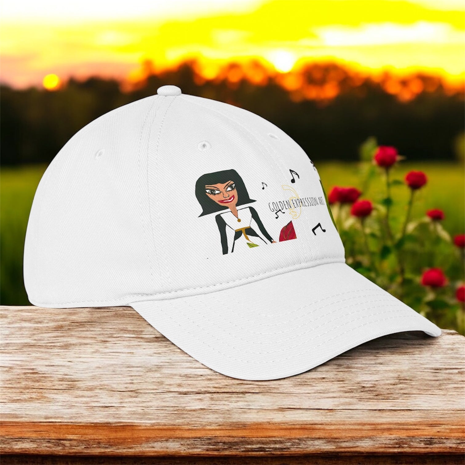 Sun Shade Cap – Golden Expression Art